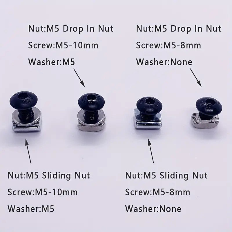 1010 rail button nut set (2) – Everdon Hobbies