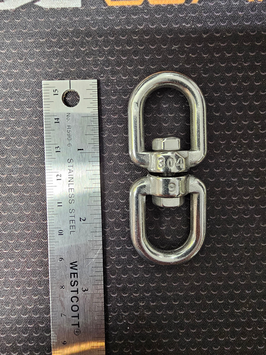 M6 Stainless Steel Double-Ended Swivel Eye Hooks – Everdon Hobbies